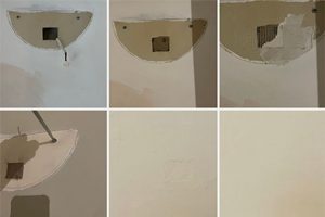 DIY Hacks -How to repair plasterboard walls - Claire Douglas Styling