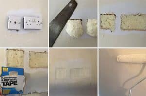 DIY Hacks -How to repair plasterboard walls - Claire Douglas Styling