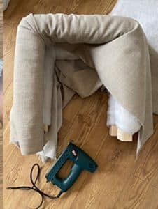 How to make an easy DIY footstool from scratch - Claire Douglas Styling