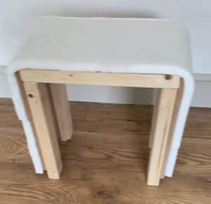 How to make an easy DIY footstool from scratch - Claire Douglas Styling
