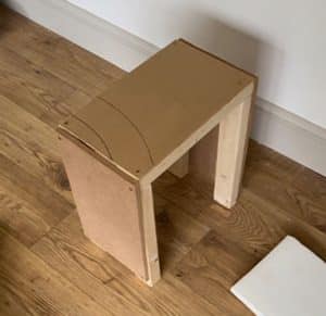 How to make an easy DIY footstool from scratch - Claire Douglas Styling