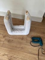 How to make an easy DIY footstool from scratch - Claire Douglas Styling
