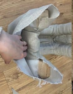 How to make an easy DIY footstool from scratch - Claire Douglas Styling