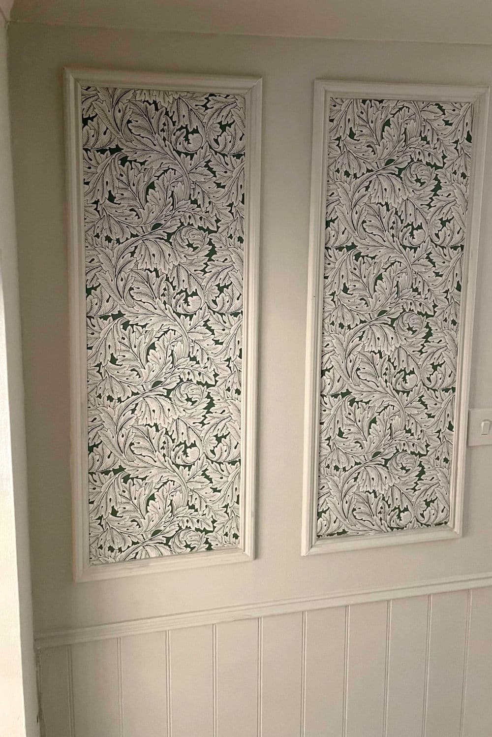 DIY framed wallpaper panels: wall art in 7 easy steps - Claire Douglas ...