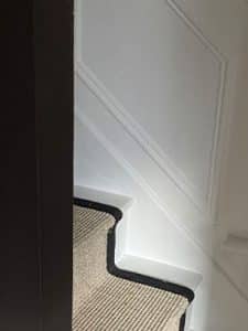 How to panel a staircase wall: an easy DIY tutorial - Claire Douglas ...