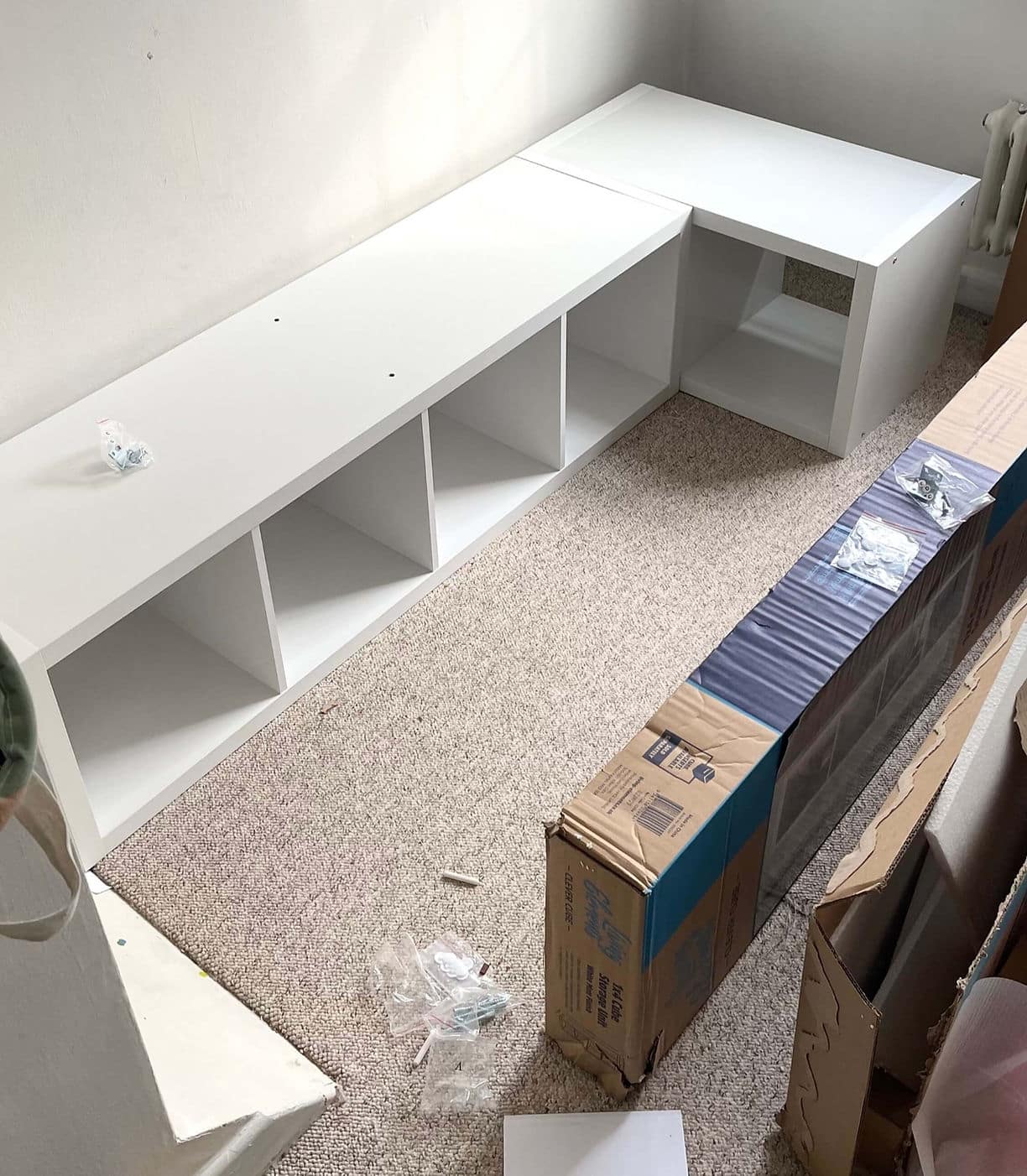 DIY storage bed: how to make a cube storage bed base - Claire Douglas ...