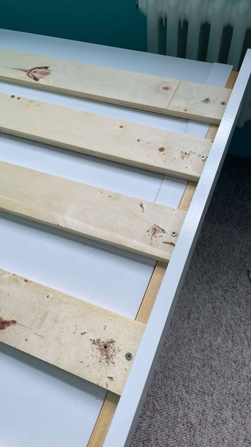 DIY storage bed: how to make a cube storage bed base - Claire Douglas ...