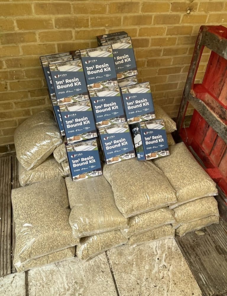 How to lay a resin garden path using Vuba resin-bound gravel DIY kits ...