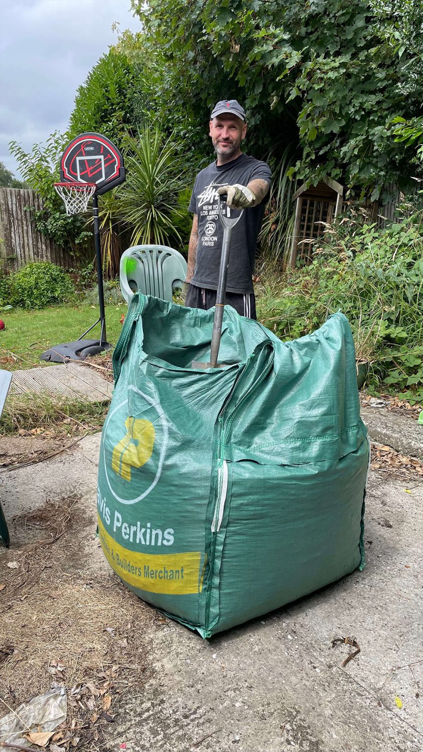 DIY Garden Path tutorial with slabs and resin-bound gravel - Claire ...