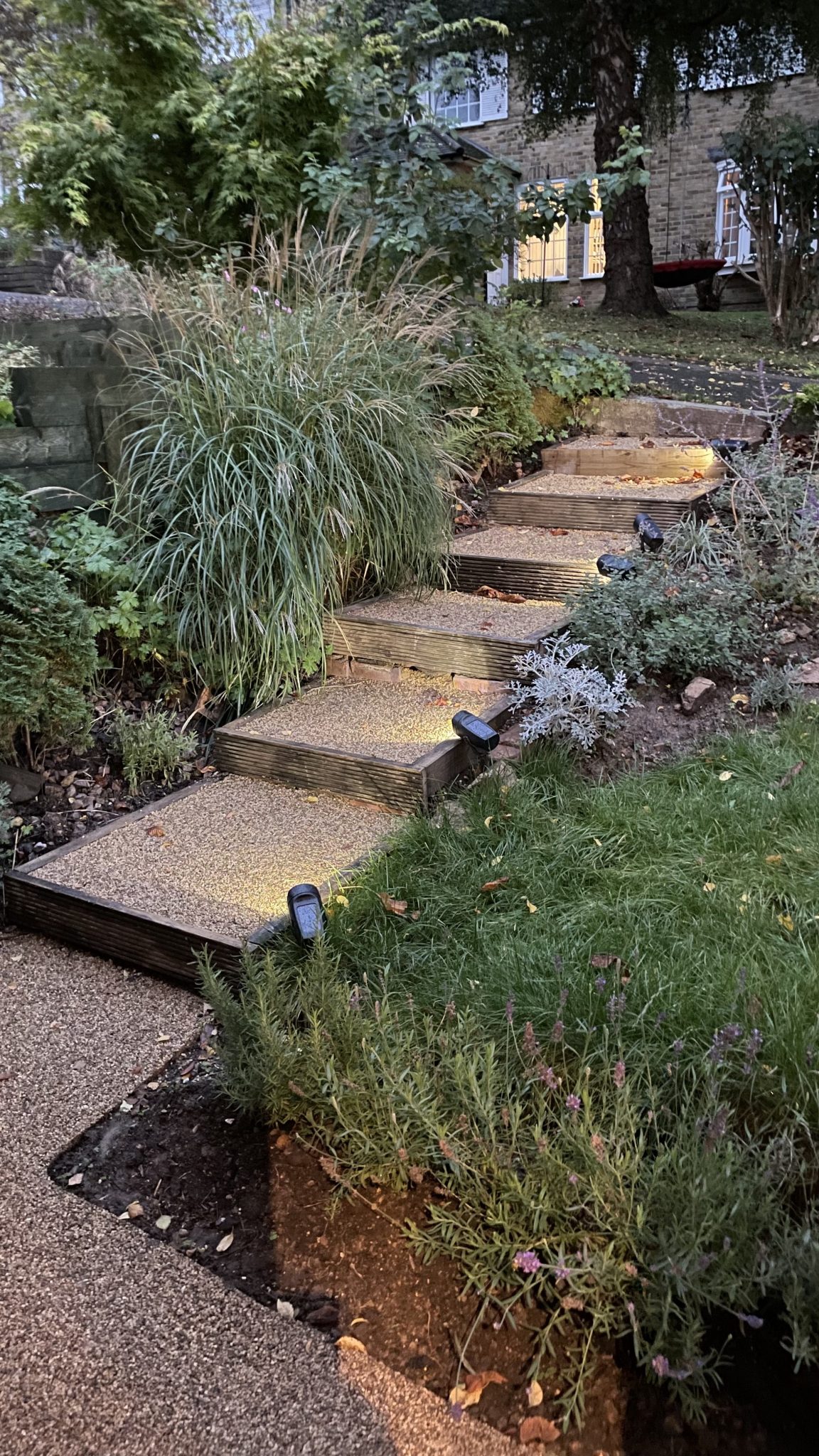 DIY Garden Path tutorial with slabs and resin-bound gravel - Claire ...