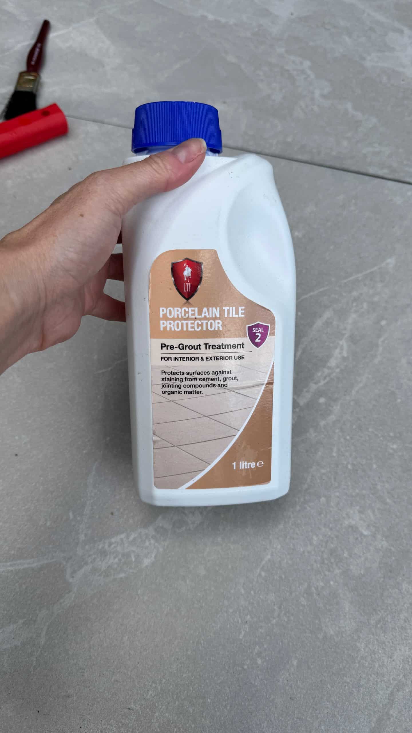 How to build a DIY porcelain patio: step-by-step guide - Claire Douglas ...